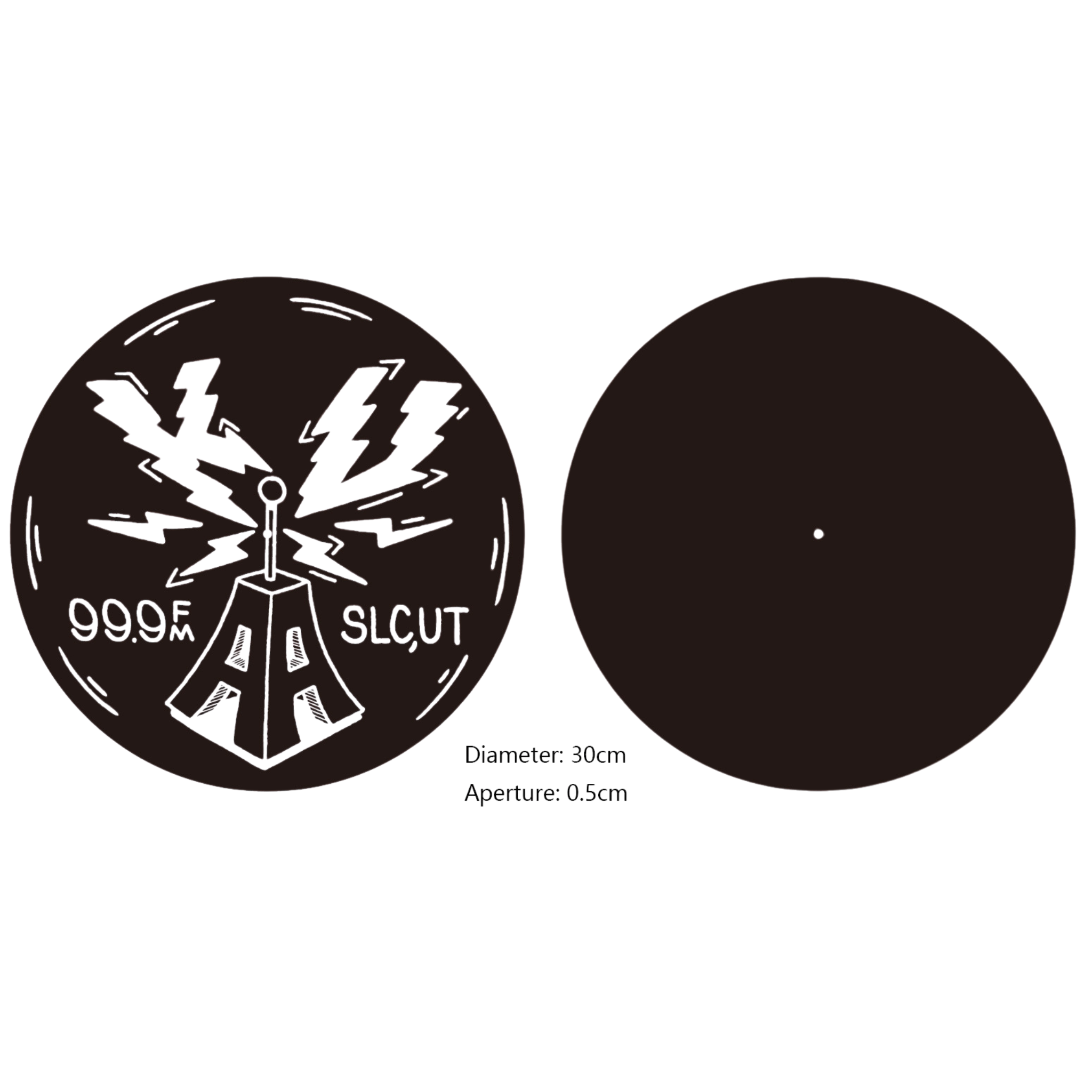 KUAA Felt Record Slip Mat – KUAA Radio 99.9 FM